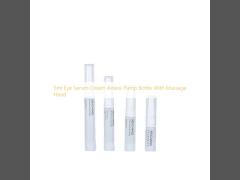 Körperpflege 5 ml Augenserum Creme Kosmetische Luftlose Flaschen mit Massagekopf MC-223