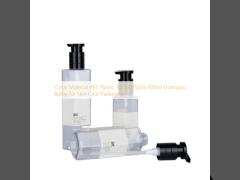 Collar Material PET Plastic 200ml 250ml 300ml Shampoo Bottle for Skin Care Packaging