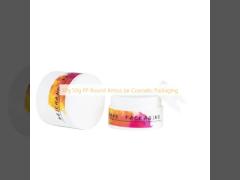 30g 50g PP Round Airless Jar Cosmetic Packaging