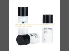 15ML 30ML 50ML PP Airless Lotion Pump Bottle for Beauty Packaging Screen Printing