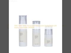 15ML 30ML 50ML Transparent Airless Lotion Pump Bottle with Sealing Type PUMP SPRAYER