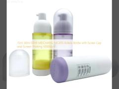 15ml 30ml 50ml MEICHANG MC205 Airless Bottle with Screw Cap and Screen Printing 10000pcs