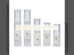PP 10ml-50ml Airless Pump Bottle Empty Plastic Pump Bottles Round Shape (MC-232)