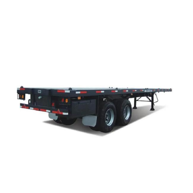 Truck Trailer Hot Design Two-Axle Container Flatbed Trailer for Sale