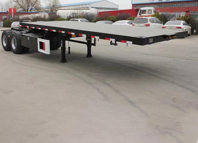 Double Container Transport Interlink Flatbed Trailer Sale in Mongolia
