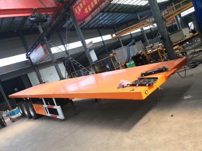 High Quality Flat Bed Semi Trailer for Sales 80t/70t Container Transport Semi Trailers