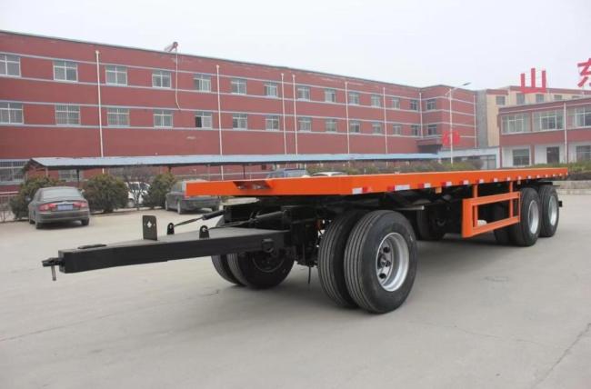 High-Capacity Cargo Timber Transport Trailer with Durable Draw Bar Design