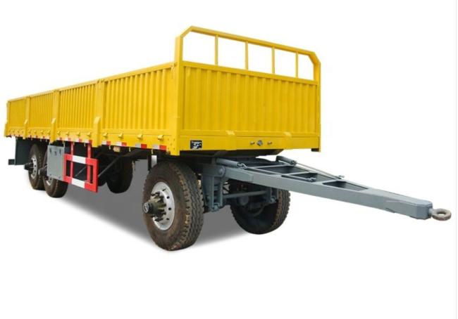 High-Capacity Cargo Timber Transport Trailer with Durable Draw Bar Design