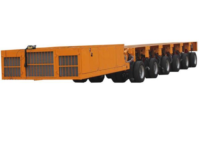 Self-Propelled Modular Transporter (SPMT) with High-Tensile Steel Trailer