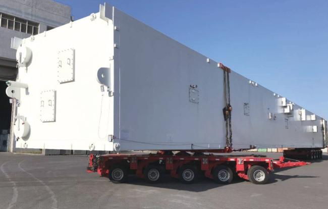 High-Performance Self-Propelled Modular Transporter (SPMT) Trailer for Construction and Mining