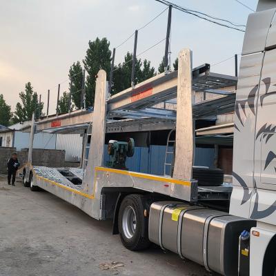 중국 18t-28t 로딩 용량 2 축 경주차 운반기 및 퍼포먼스용 유틸리티 트레일러 판매용