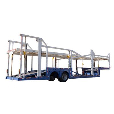 China Triangle/Double Star/Double Money Tire Double Deck Lifting SUV Car Carrier Semi Trailer for sale