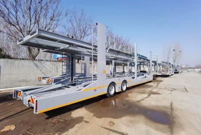 China 18t-28t Loading Weight Double Deck Car Transporter Semi Trailer For Car Transportation for sale
