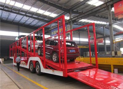 China 2 Axle Truck Semi Trailer Car Carrier Transport Semi Truck Trailer For Chinese Market for sale