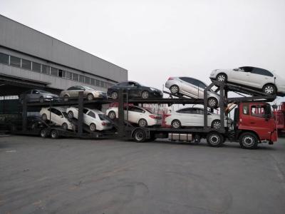 China 2 Axle Truck Semi Trailer Car Carrier Transport Semi Truck Trailer For Chinese Market for sale