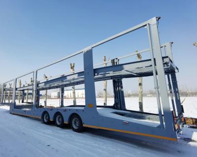 China 2 Axle Truck Semi Trailer Car Carrier Transport Semi Truck Trailer For Chinese Market for sale