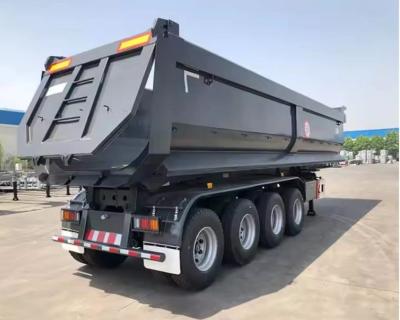 중국 Jost E100 랜딩 기어 4축 60~70톤 후면 타퍼 트레일러 덤프 반 트럭 트레일러 판매용