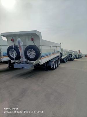 Cina Acciaio resistente 4 assi Semi-remolchio a rimorchio posteriore Wabco Sistema di frenatura personalizzabile in vendita