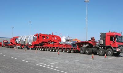 China Turbines Transformer Transportation 500 Tons Hydraulic Modular Axis Trailer for sale