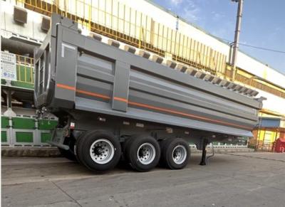 3 Axle Multi Funtion Flat Bed Van Type Trailer For Bulk Cement Cargo Fuel Oil
