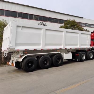 Cina Camion di scarico di alta capacità di 9 tonnellate, su misura, durevole, con 3 assi, semirimorchiato posteriore in vendita