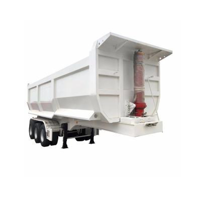 China 12 Tire U-Shape Dumper Tipping Ironstone Sand Coal Transport Dump Trailer for sale