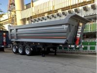 China 60t Load Capacity Rear Dump Trailer Wabco Relay Valve Durable for sale