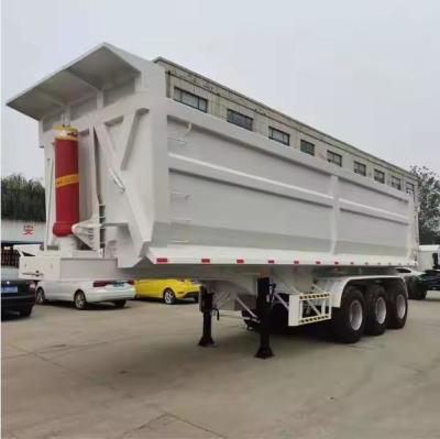 Cina Personalizzazione 3 assi 80 tonnellate box laterale idraulico tipper Dump trailer per lavori pesanti in vendita