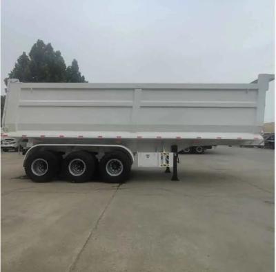 Cina Personalizzazione 3 assi 80 tonnellate box laterale idraulico tipper Dump trailer per lavori pesanti in vendita