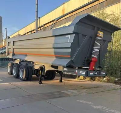 Cina Personalizzazione 3 assi 80 tonnellate box laterale idraulico tipper Dump trailer per lavori pesanti in vendita