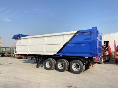 Cina 3 assi cilindro idraulico di carico pesante rimorchio posteriore 40-80 tonnellate 45-50cbm fine a U in vendita