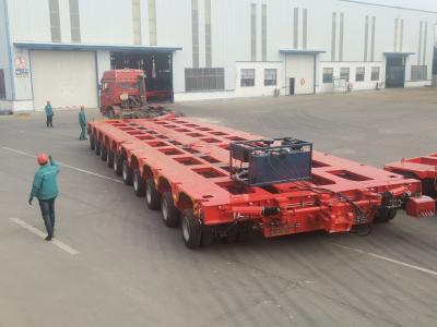 Cina Semirimorchio modulare con carico utile di 200/250/300/500 tonnellate e sospensione meccanica pesante in vendita