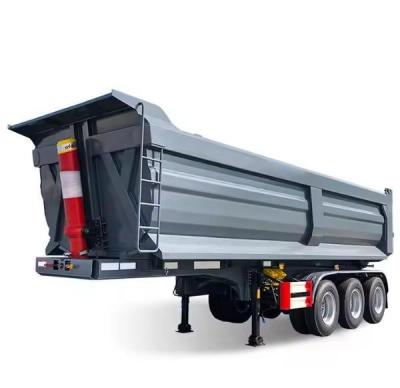 China 9t Grade Axle Fuwa / BPW Rear End Tipper Dumper Semi Trailer for sale