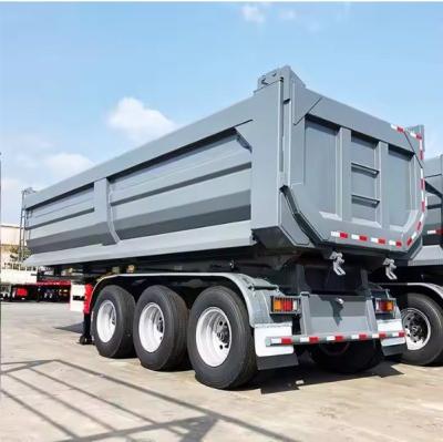 China 9t Grade Axle Fuwa / BPW Rear End Tipper Dumper Semi Trailer for sale
