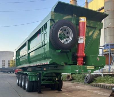 Cina Furgone tipo 4 assi idraulici laterali rimorchio trattore tipper camion dumper tipper semirimorchio in vendita