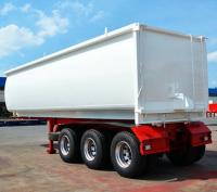 Quality Jost Kingpin U Shape Self-dumping Semi Trailer for Construction Waste/Sand for sale