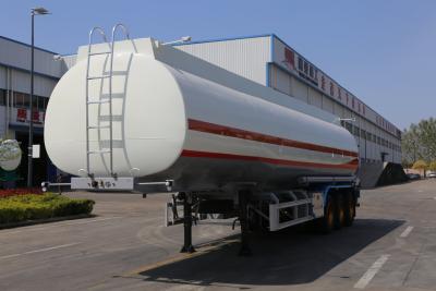 China 20 Cbm Fuel Tank Truck Semi Trailer Refueling Truck Oil Tanker Truck Tire Number 12 for sale