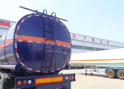 China 20 Cbm Fuel Tank Truck Semi Trailer Refueling Truck Oil Tanker Truck Tire Number 12 for sale