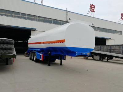 China Van type 45000-50000 Liters Aluminium Alloy Fuel Tank Truck Trailer Oil Tanks Trailer for sale