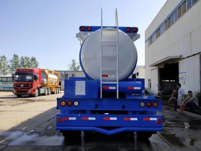 China Van type 45000-50000 Liters Aluminium Alloy Fuel Tank Truck Trailer Oil Tanks Trailer for sale