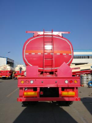 China Van type 45000-50000 Liters Aluminium Alloy Fuel Tank Truck Trailer Oil Tanks Trailer for sale