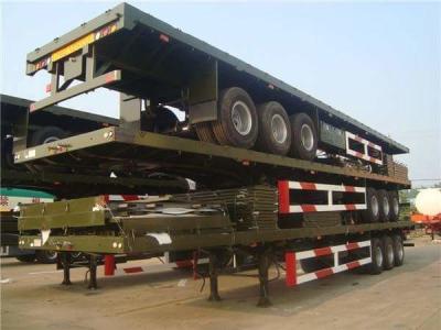 China Heavy Duty 40FT Flatbed/Plateform Cargo/Container Chassis Truck Semi Trailer With Twist Lock for sale