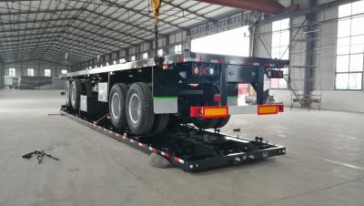 China Jost Kingpin 50T Load Capacity Semi Flat Bed Trailer AND9400 For Heavy Duty Transportation for sale