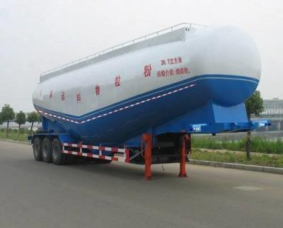 China 50t-70t Capacity Material Transportation Tank Powder Cement Trailer Self dumping for sale