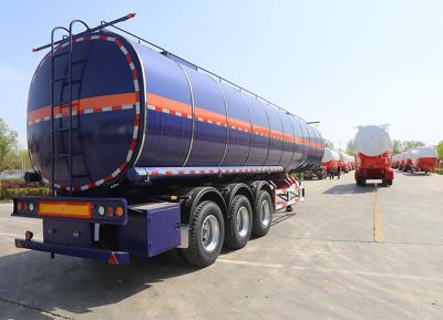 China 50t-70t Heavy-Duty Fuel /Oil Tank Trailer Transport Truck ABS Anti-lock Braking System for sale