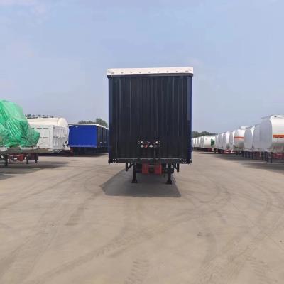 China 3 Axle Side Curtain Semi Trailer With Tread 1840mm And Wabco Relay Valve for sale