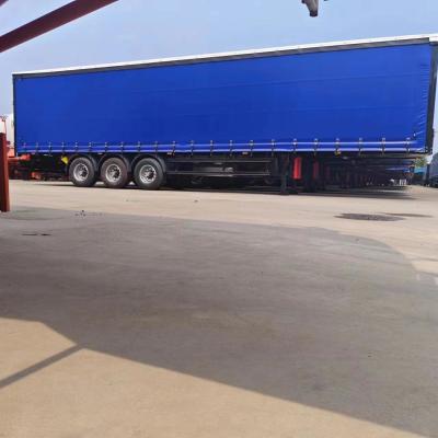 Cina 2/3 Box Van Truck/Lori/Retrailer/Curtainsider/Side Curtain Slide Semi-Trailers for Benefit in vendita