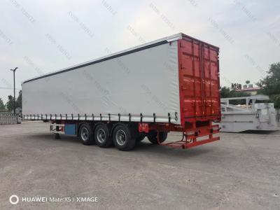 Cina 3 assi di rimorchio laterale a tenda con Fuwa / BPW a parete staccabile in vendita