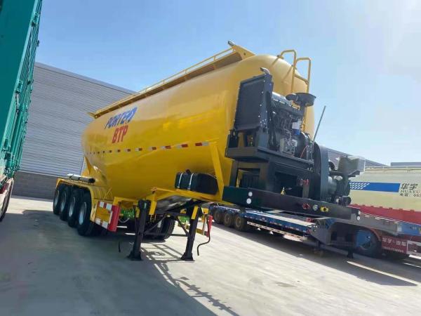 Quality 50t-70t Load Capacity 12 Tire Number Fly Ash Cement Powder Tank Truck for sale