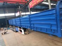 China Customized Side Wall Height Advanced Flatbed Trailer With Semi Trailer Technology for sale